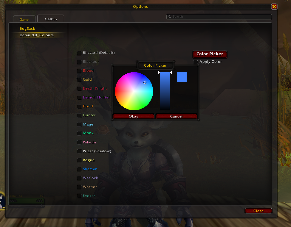 DefaultUI_Colours - World of Warcraft Addons - CurseForge
