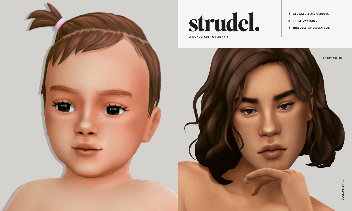 Strudel skin overlay by lamatisse - INFANTS - Gallery - The Sims 4 Create a Sim - CurseForge