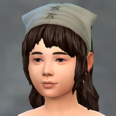 TSM Handkerchief Cap with Hair - The Sims 4 Create a Sim - CurseForge