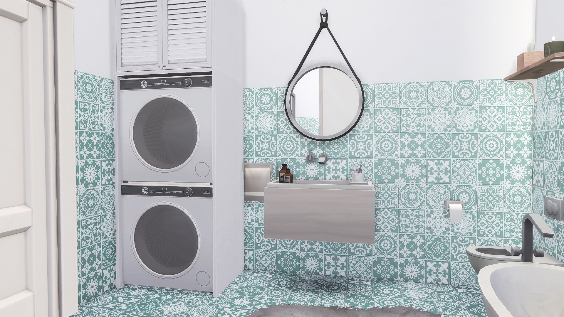 Coastal Country Bathroom - The Sims 4 Rooms / Lots - CurseForge