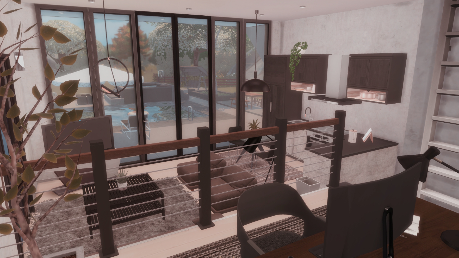 A-Frame in the Woods (Base Game +CC) - The Sims 4 Rooms / Lots - CurseForge