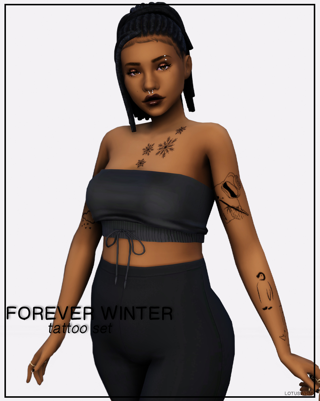 Forever Winter Tattoo Set - Screenshots - The Sims 4 Create a Sim ...