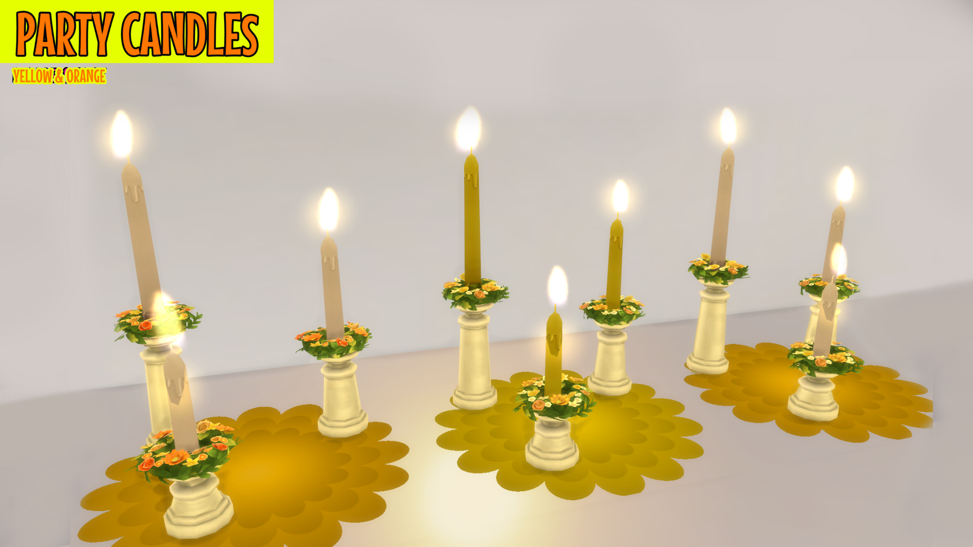 Party Candles 3 - Green & Brown - The Sims 4 Build / Buy - CurseForge