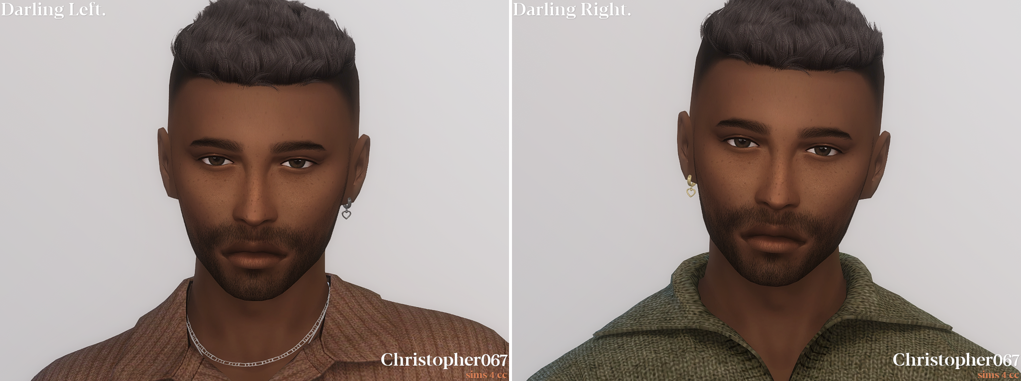 Darling Earrings - Male - Screenshots - The Sims 4 Create a Sim ...