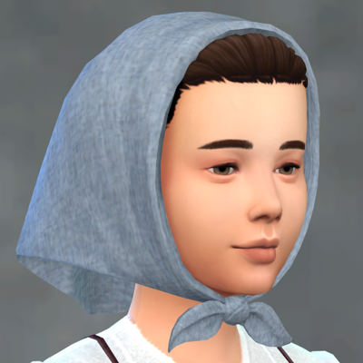 Babushka Scarf for all ages - Gallery - The Sims 4 Create a Sim ...