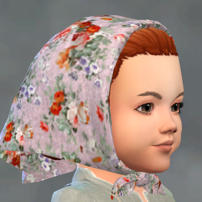 Babushka Scarf for all ages - Gallery - The Sims 4 Create a Sim ...