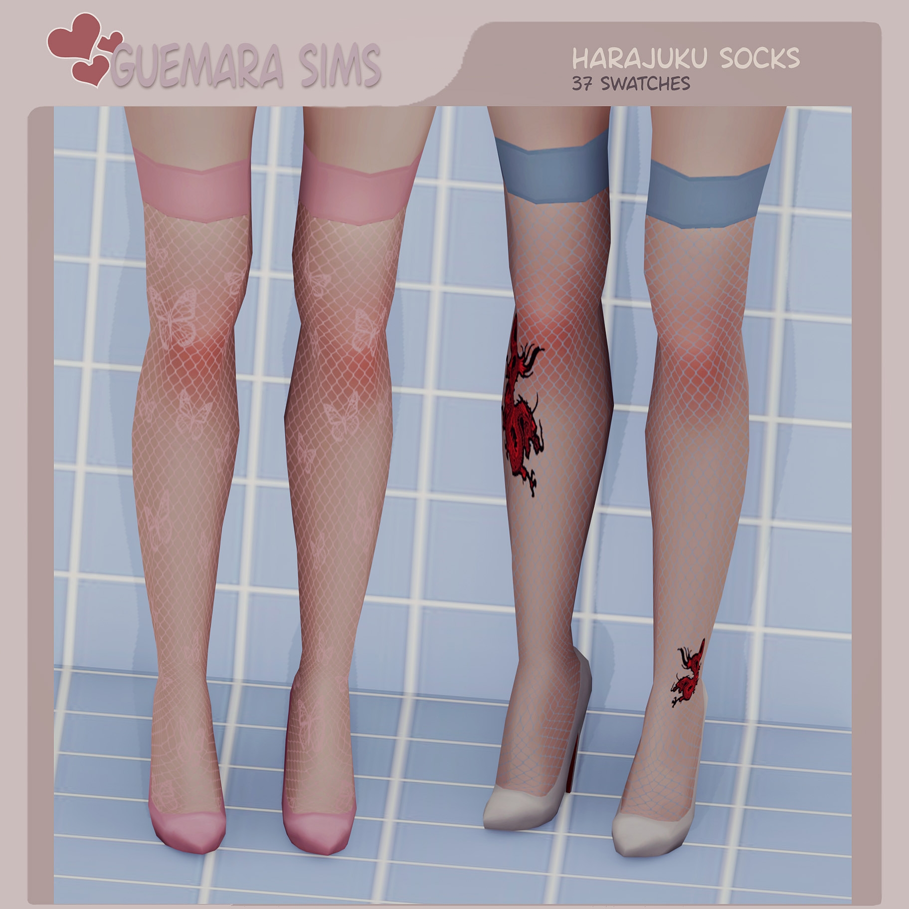 Harajuku Socks The Sims 4 Create A Sim Curseforge 
