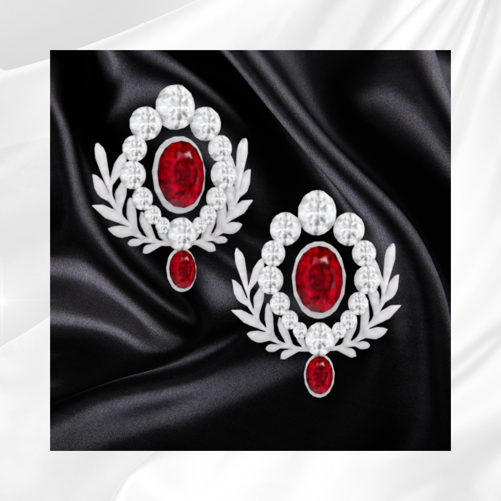 Chaumet Ruby Earrings - The Sims 4 Create a Sim - CurseForge