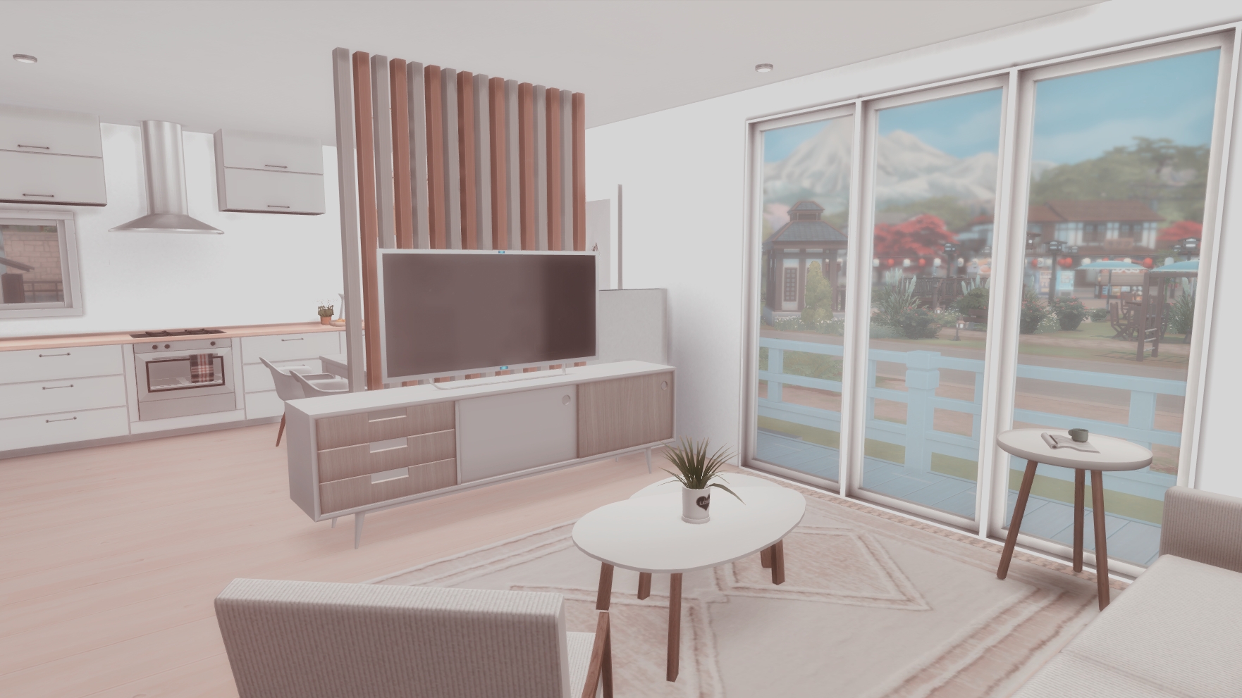 Muji-Inspired Tiny Home (+CC) - The Sims 4 Rooms / Lots - CurseForge