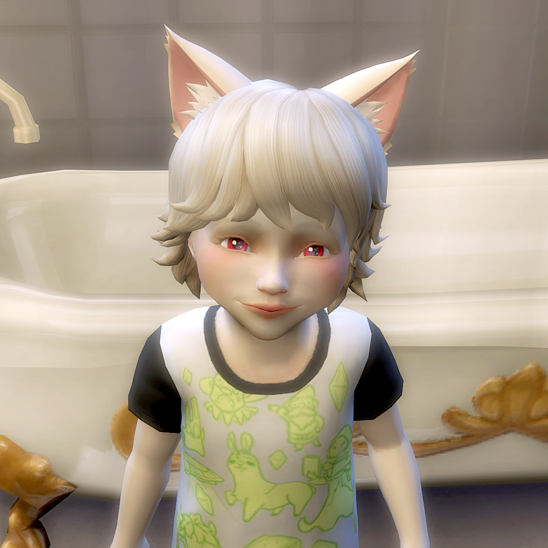 Ears - Cat - For Toddler - Screenshots - The Sims 4 Create a Sim ...