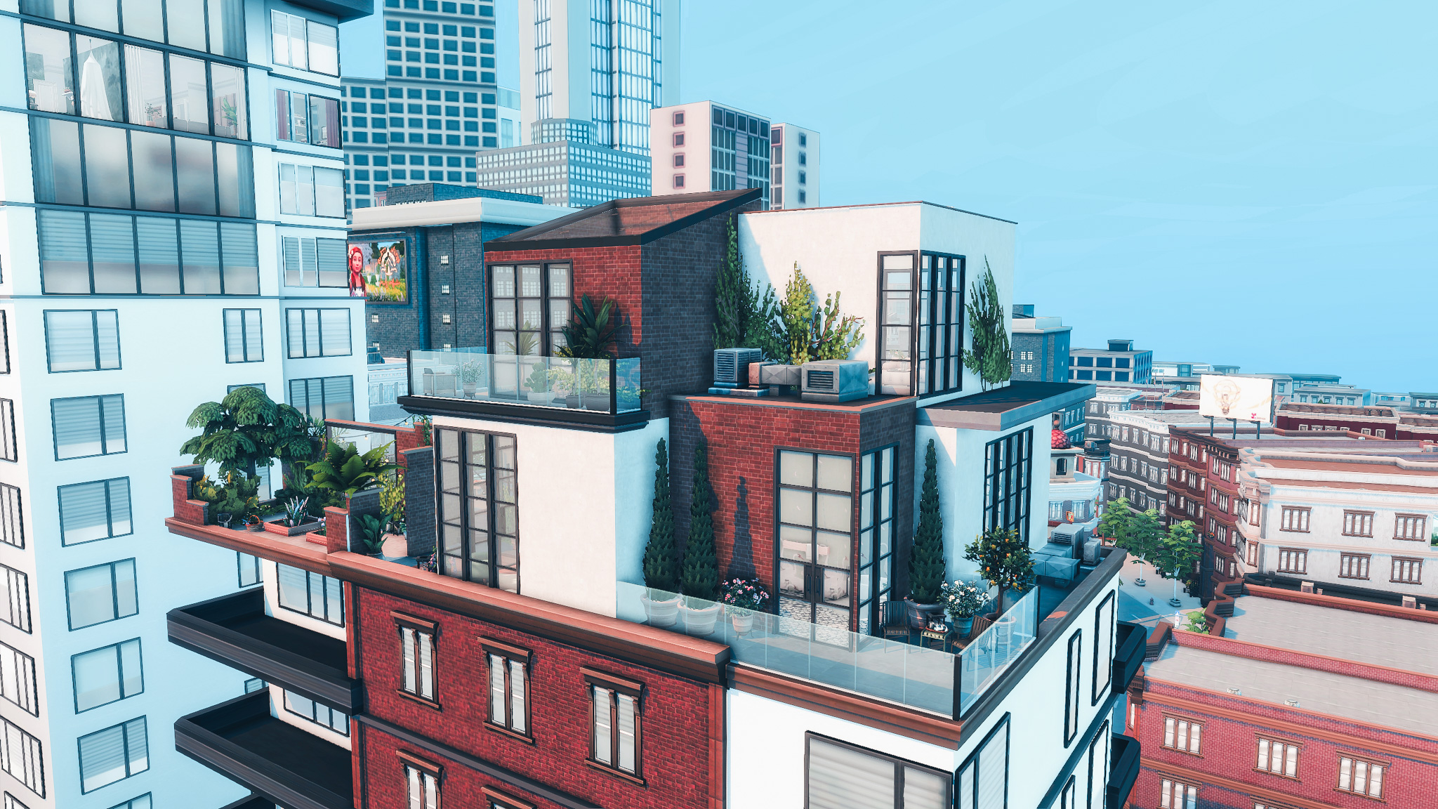 Rooftop Oasis 🌴 - The Sims 4 Rooms / Lots - CurseForge