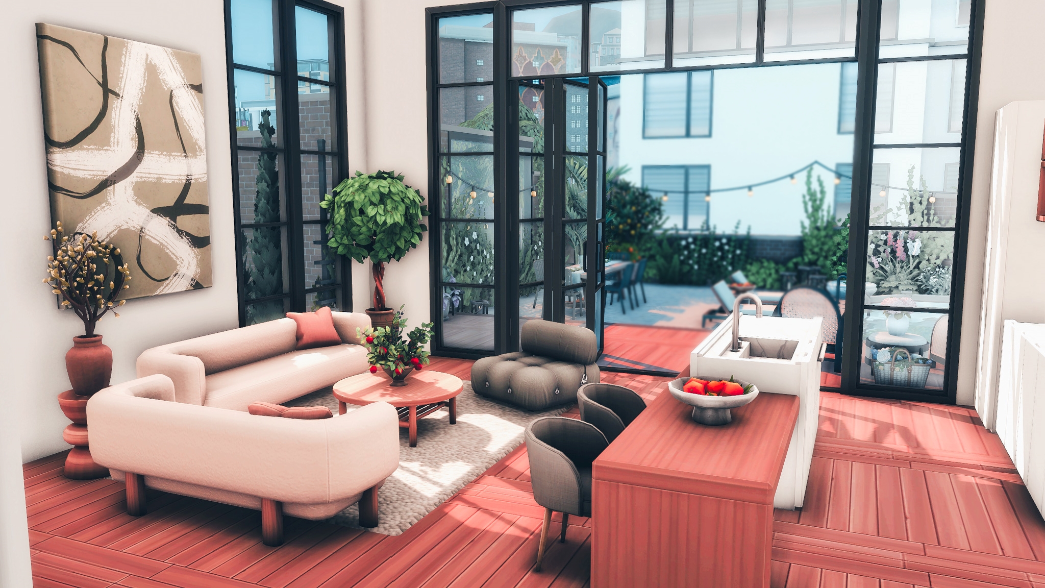 Rooftop Oasis 🌴 - The Sims 4 Rooms / Lots - CurseForge