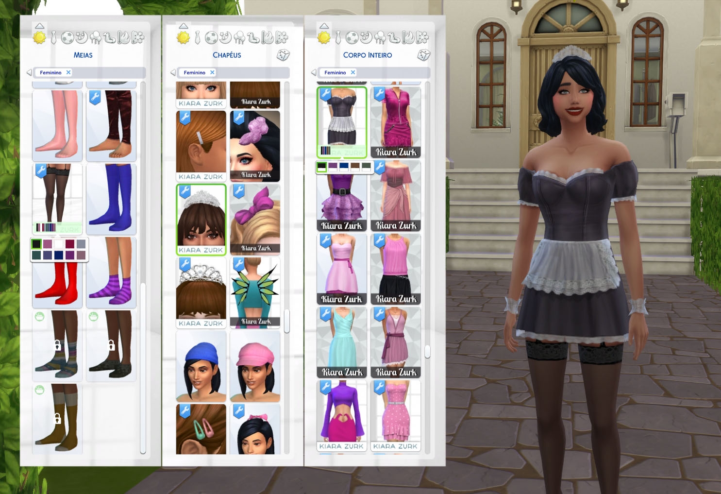 TS2 Maid Outfit - The Sims 4 Create a Sim - CurseForge