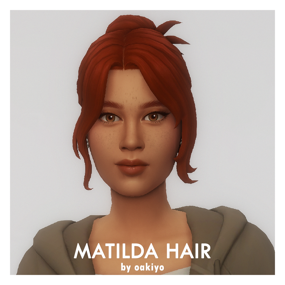 oakiyo - Matilda Hair - Gallery - The Sims 4 Create a Sim - CurseForge