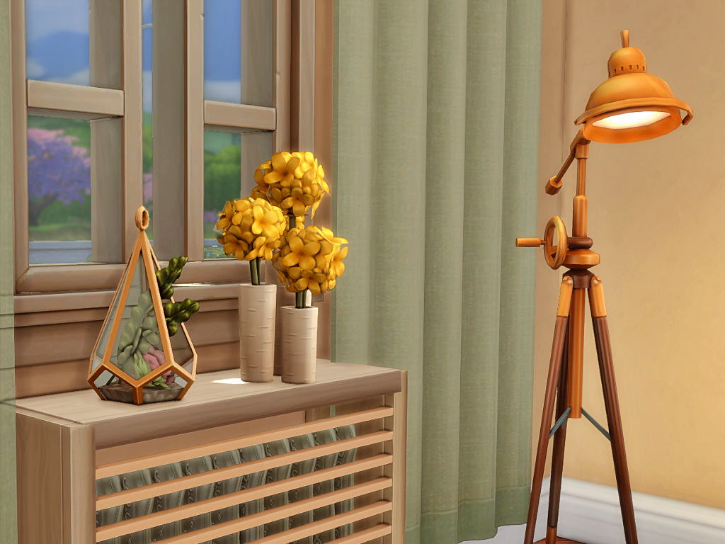 Retro living room *NO CC* - The Sims 4 Rooms / Lots - CurseForge
