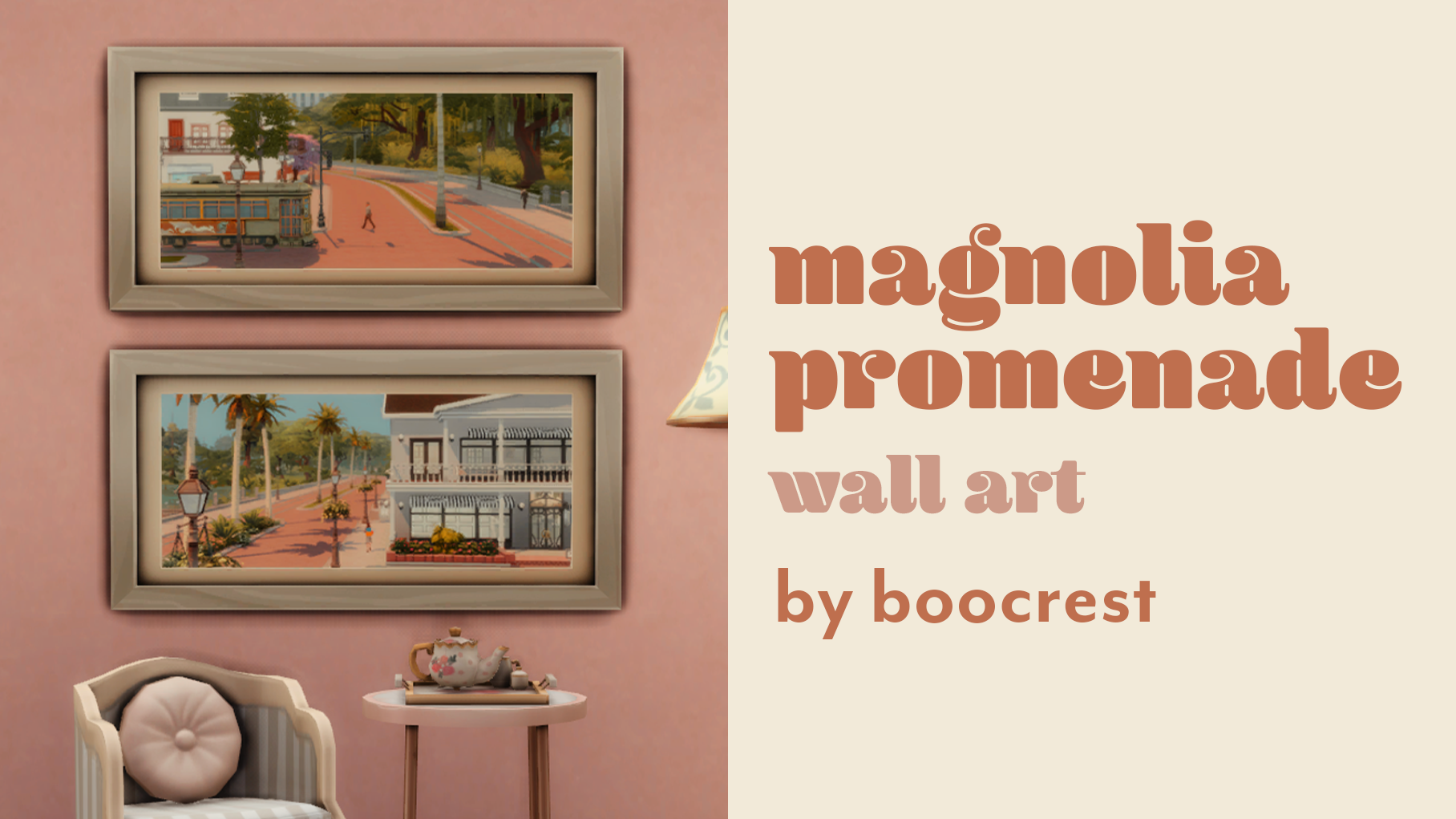 magnolia promenade landscapes - boocrest - The Sims 4 Build / Buy ...