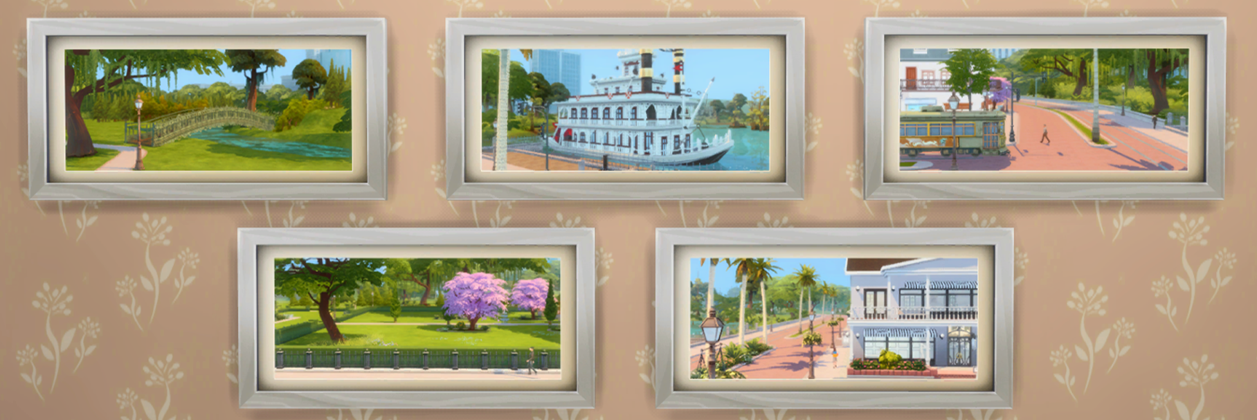 magnolia promenade landscapes - boocrest - The Sims 4 Build / Buy ...