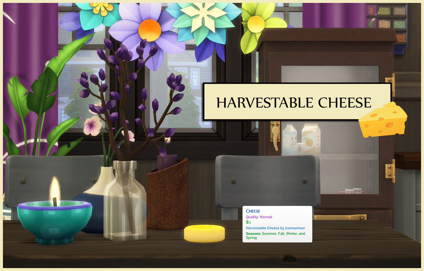 Harvestable Cheese - Gallery - The Sims 4 Mods - CurseForge