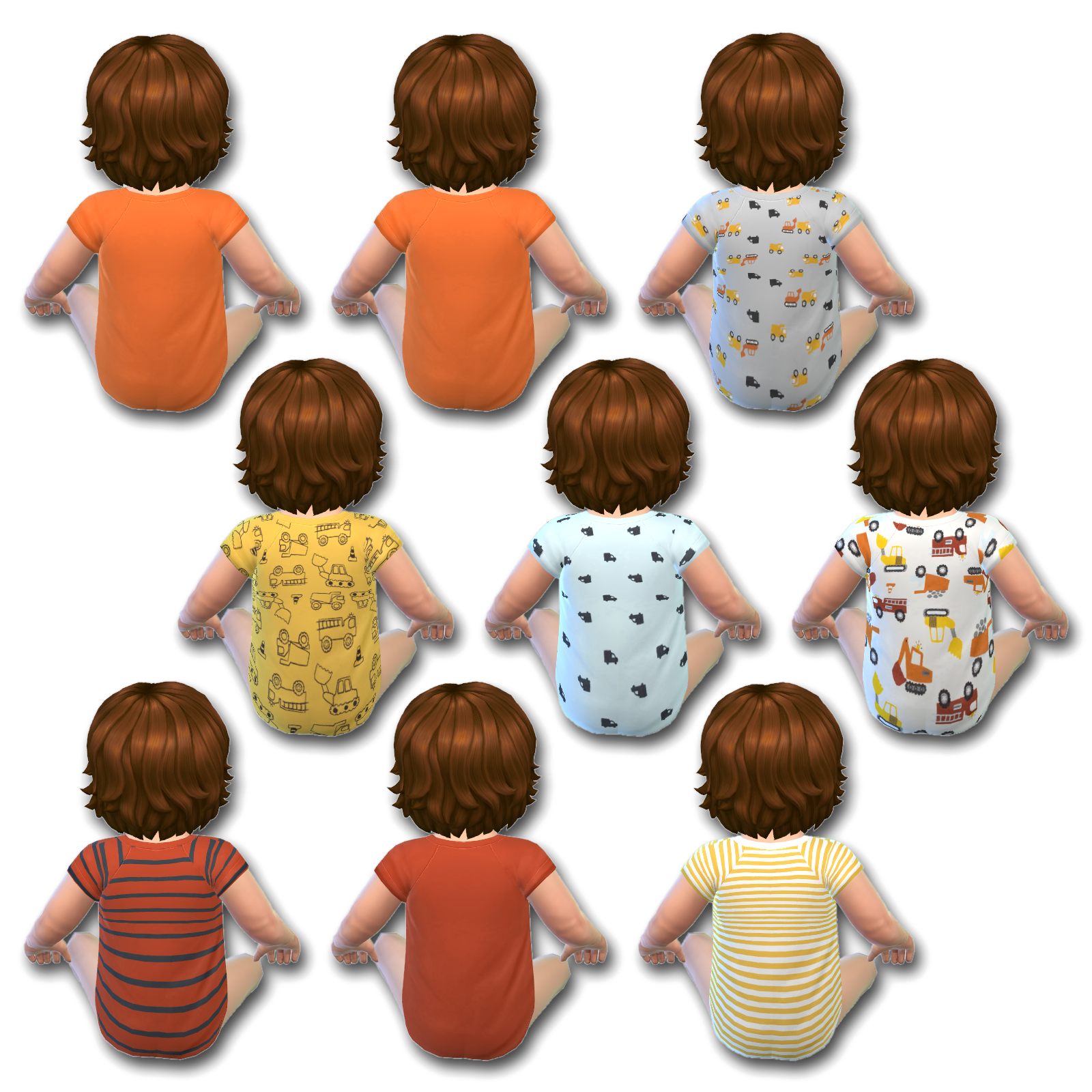 Infant Transportation Zone Onesies - The Sims 4 Create a Sim - CurseForge