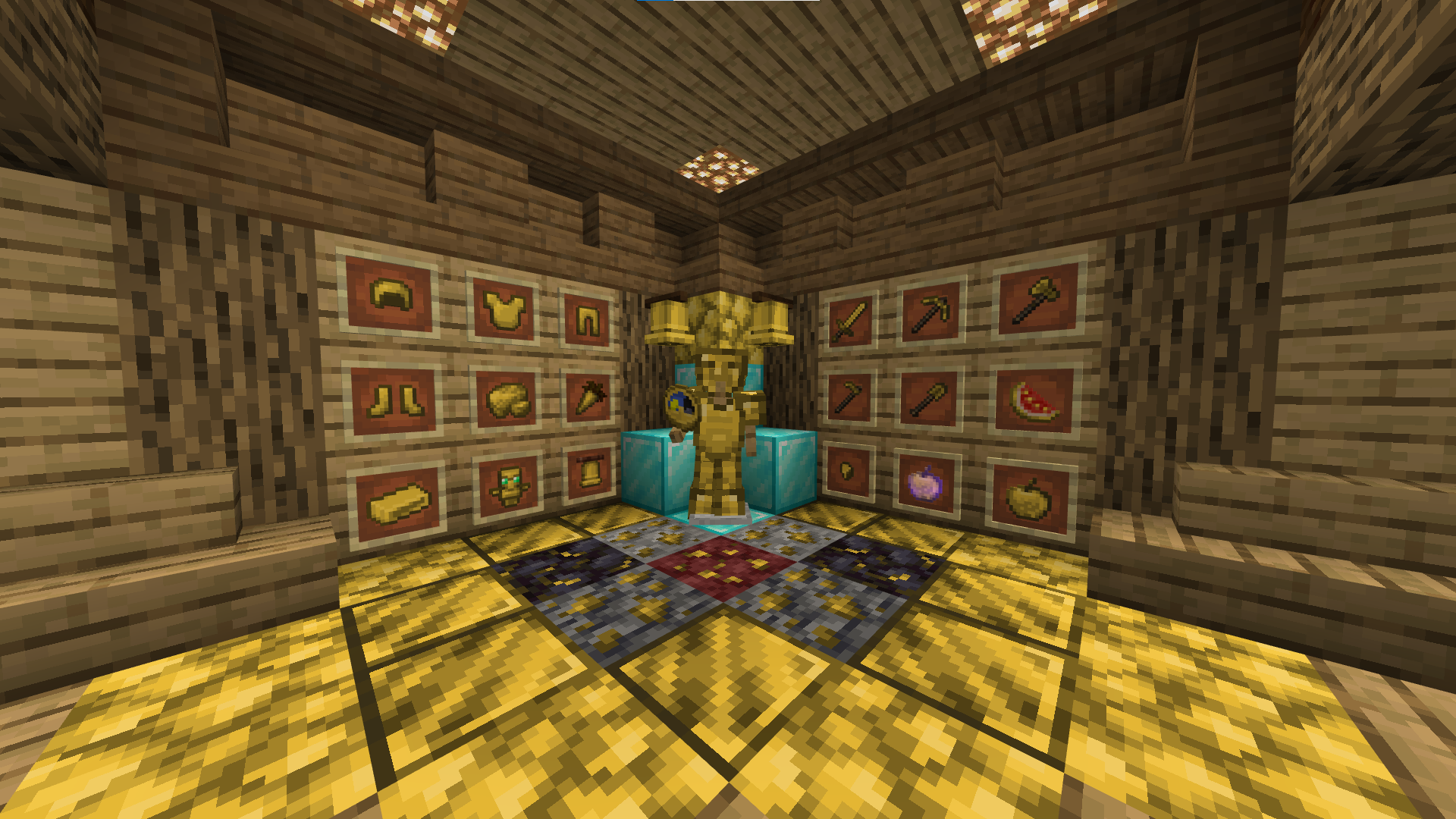 Darker Gold + Optional Ore Borders - Minecraft Bedrock Addons - CurseForge