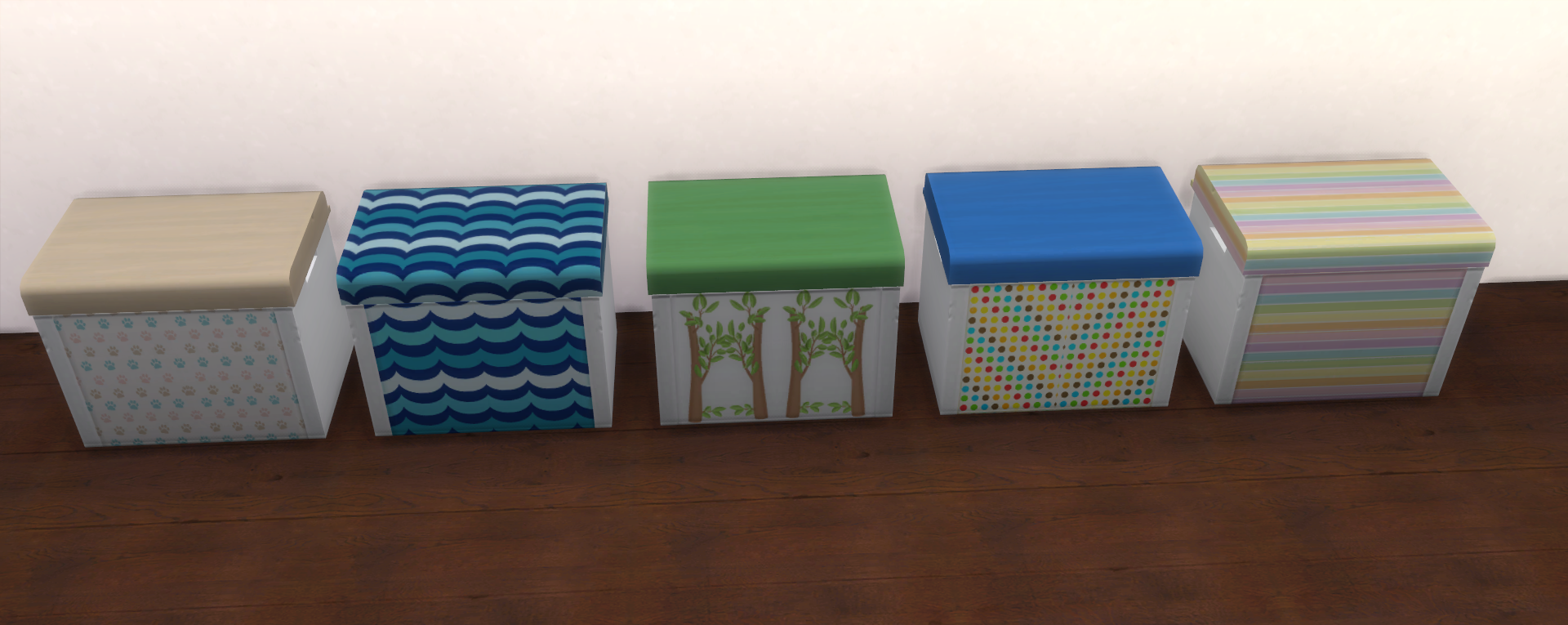 Base Game Toy Box in Fun Patterns - The Sims 4 Build / Buy - CurseForge