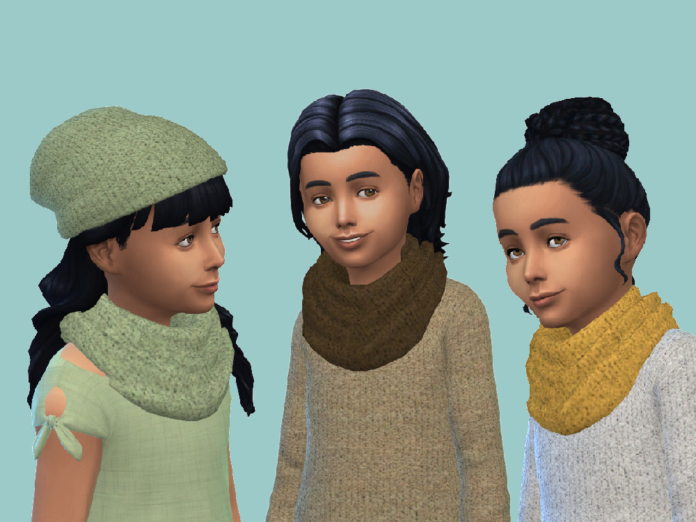 Efrosyni Winter Scarf - The Sims 4 Create a Sim - CurseForge