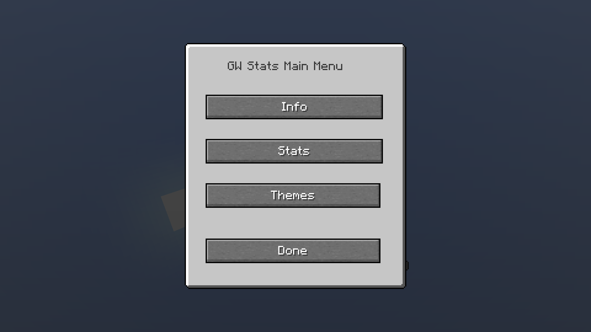 GW Stats - Minecraft Mods - CurseForge