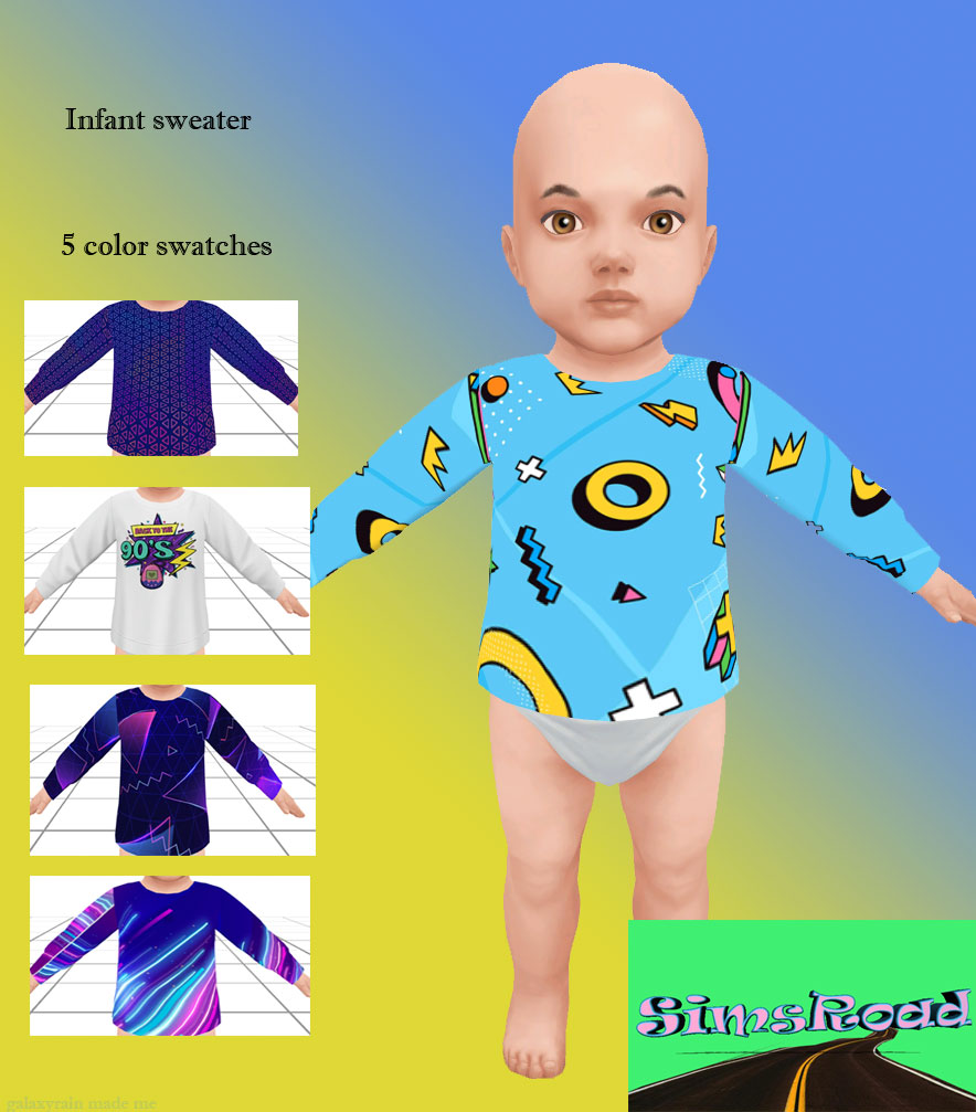 Infant 90s outfit - The Sims 4 Create a Sim - CurseForge