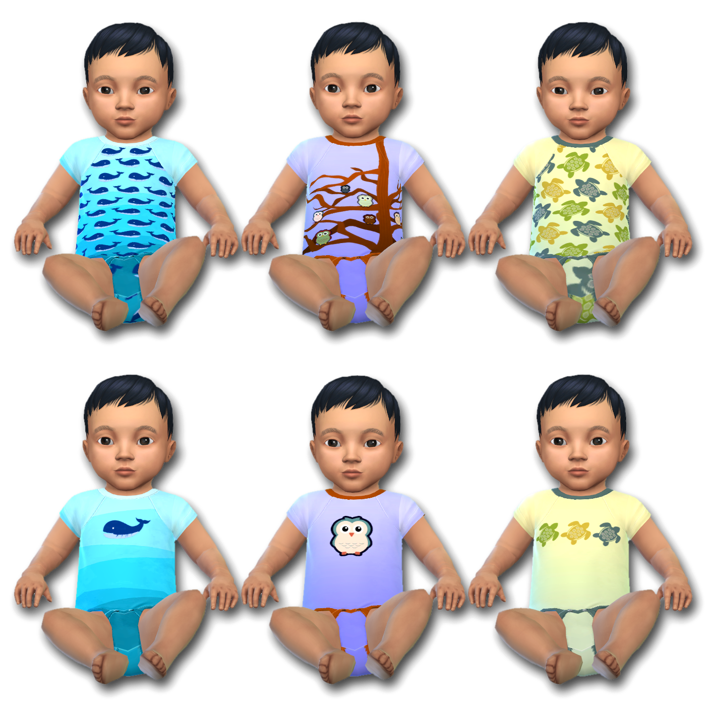 Infant Animal Onesies - The Sims 4 Create a Sim - CurseForge