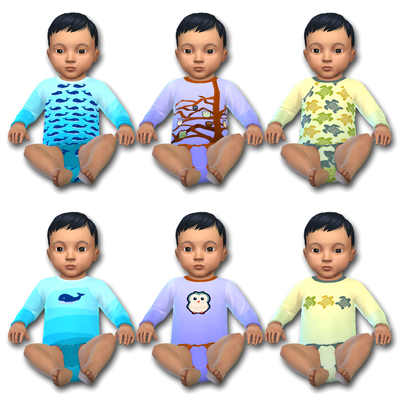 Infant Animal Onesies - The Sims 4 Create a Sim - CurseForge
