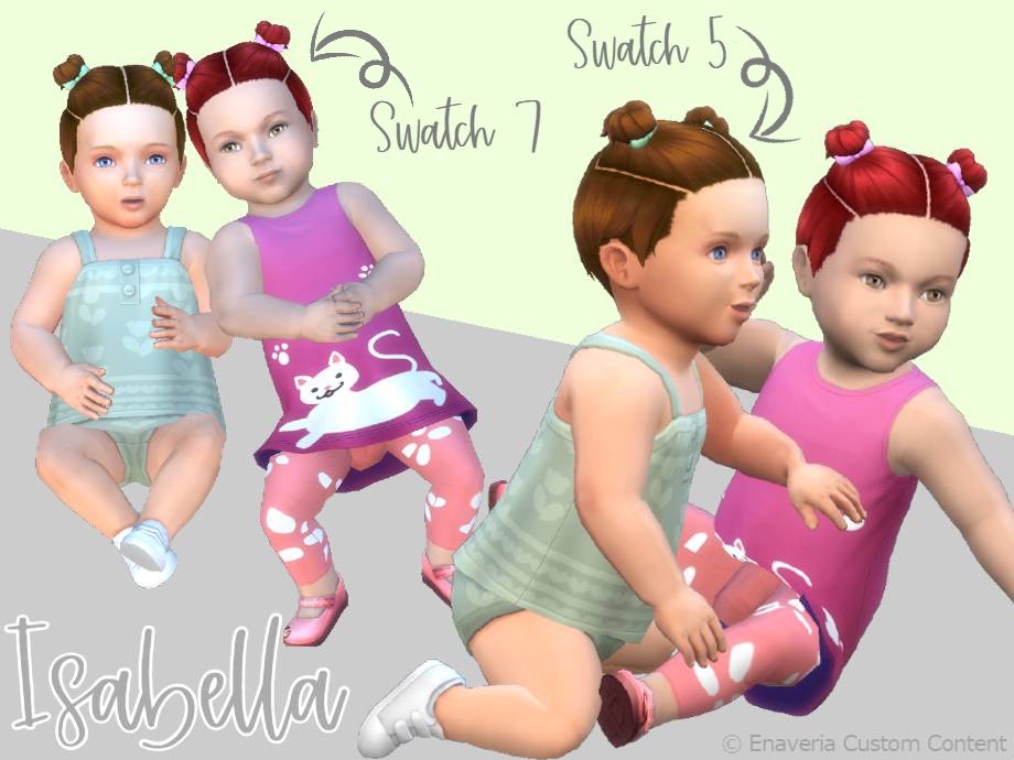 Isabella | Infant Hairstyle - The Sims 4 Create a Sim - CurseForge
