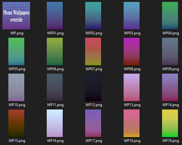 Grid Phone Wallpaper replacer - The Sims 4 Mods - CurseForge
