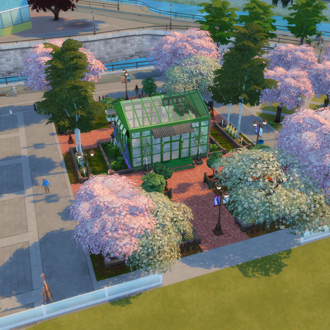 Cherry Greenhouse in Windenburg - The Sims 4 Rooms / Lots - CurseForge