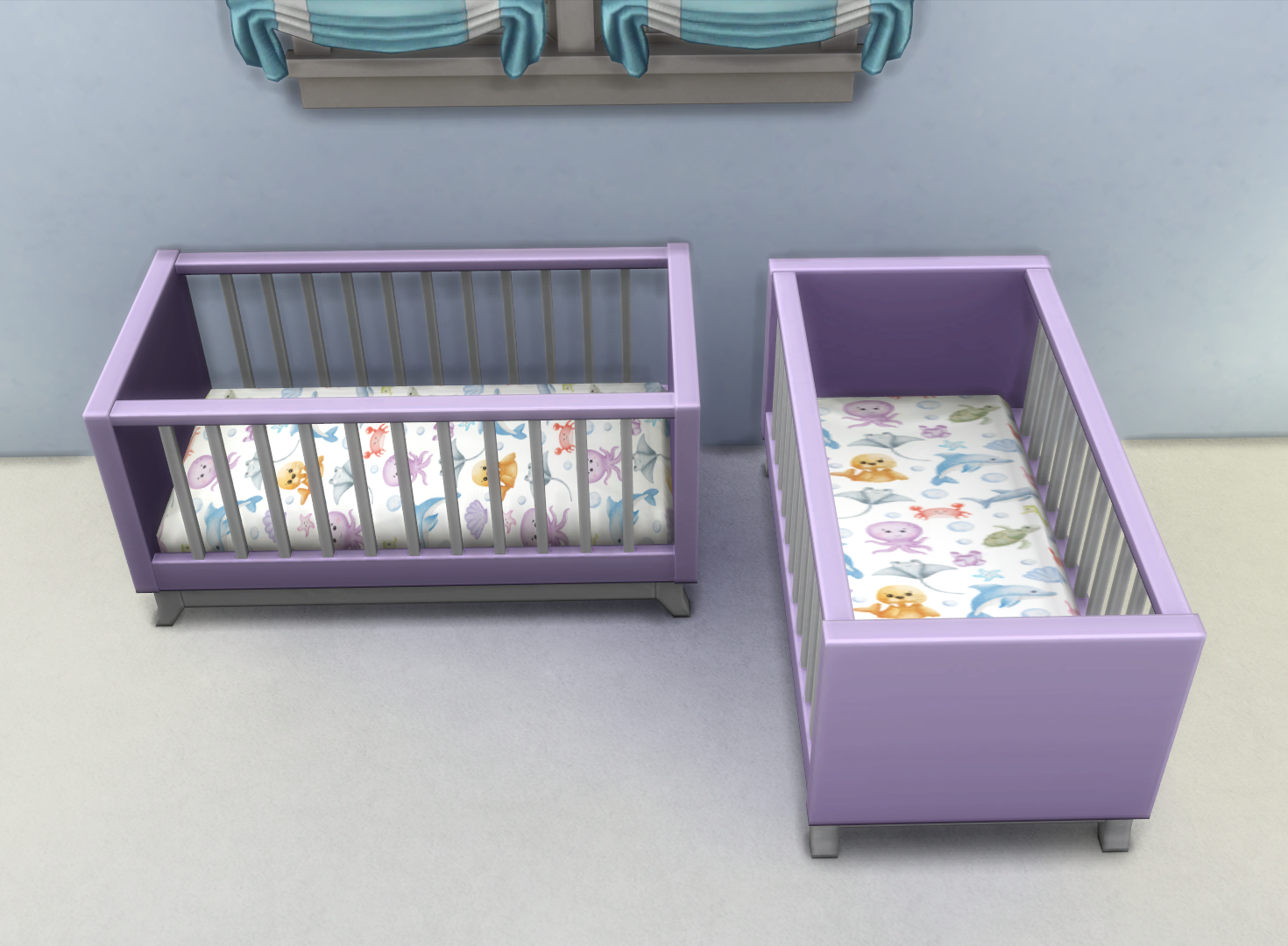 Nursery Crib in Assorted Patterns - The Sims 4 Build / Buy - CurseForge