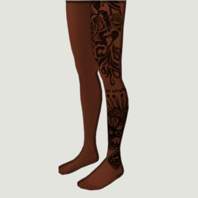 Leg Tattoos 1 by JMLRH - Gallery - The Sims 4 Create a Sim - CurseForge