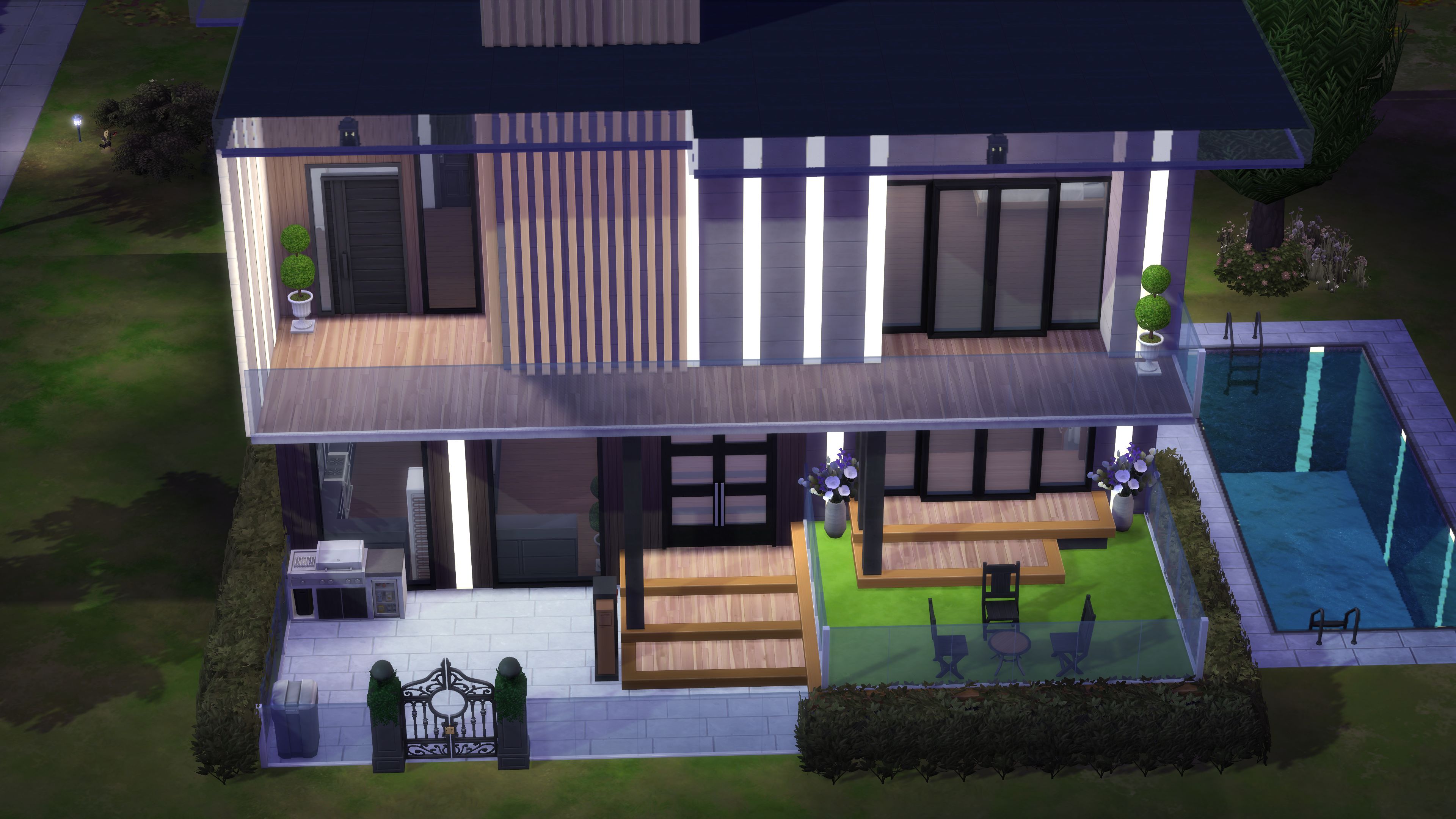 Intimate Modern House - The Sims 4 Rooms / Lots - CurseForge