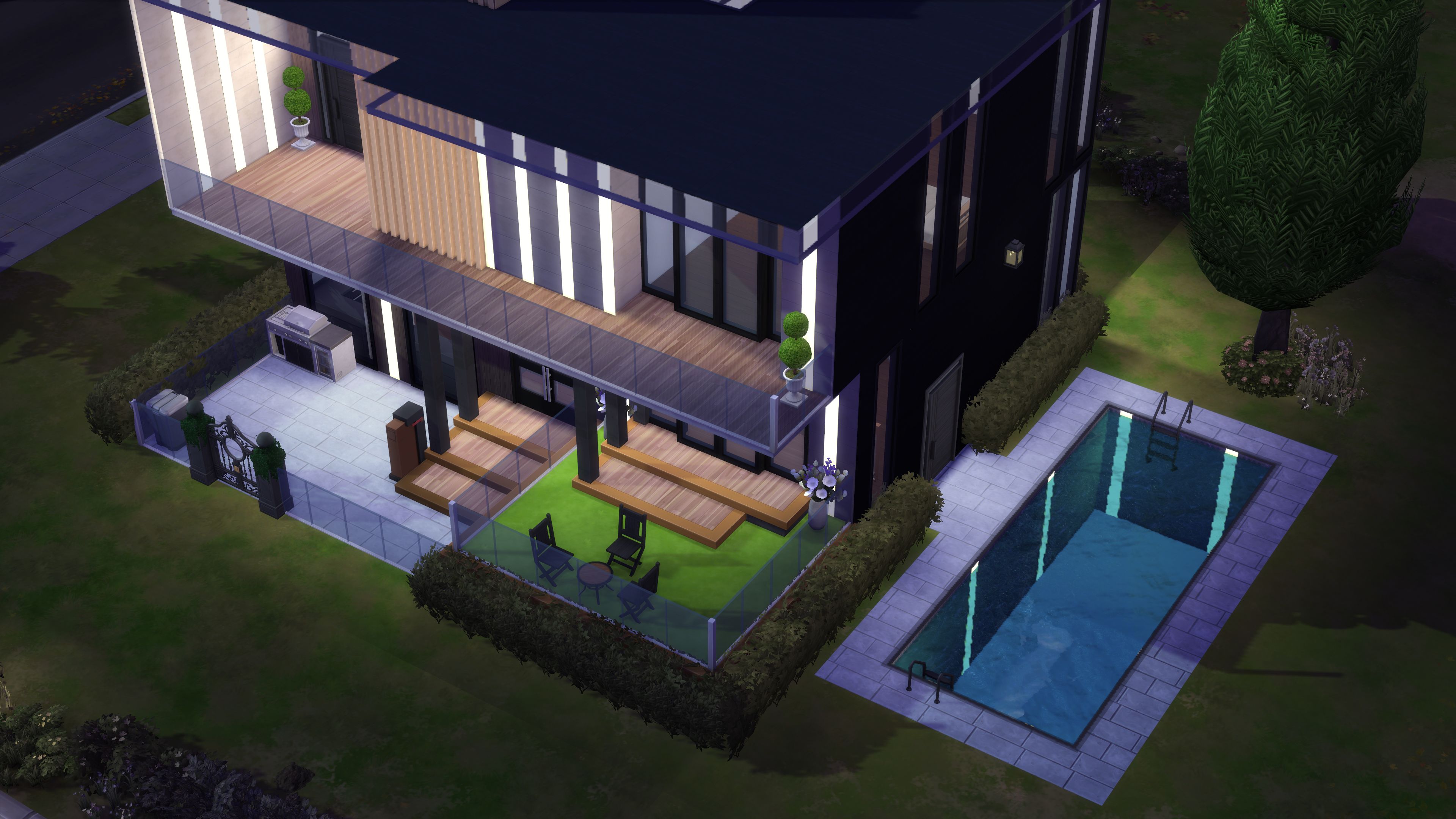 Intimate Modern House - The Sims 4 Rooms / Lots - CurseForge