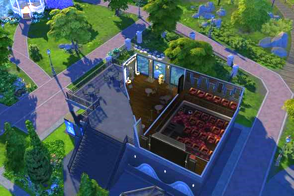 Copperdale Cinema - The Sims 4 Rooms / Lots - CurseForge