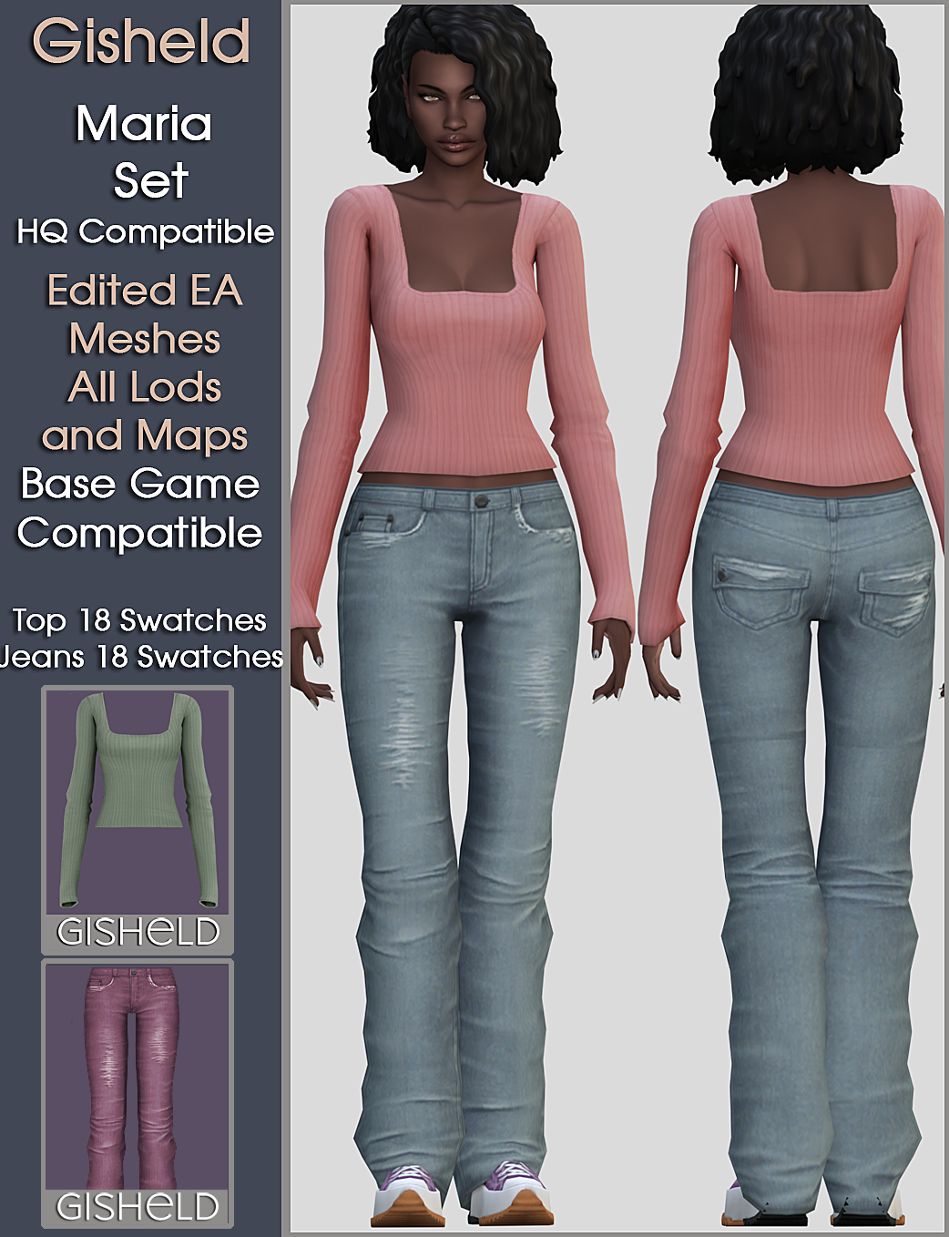 Maria Set - Gallery - The Sims 4 Create a Sim - CurseForge
