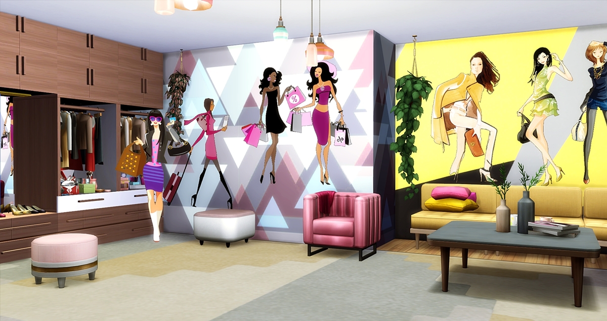 Little Trendy Wardrobe - The Sims 4 Build / Buy - CurseForge