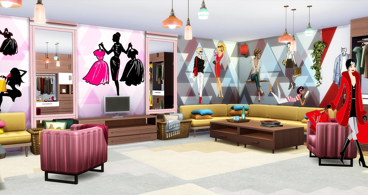 Little Trendy Wardrobe - The Sims 4 Build / Buy - CurseForge