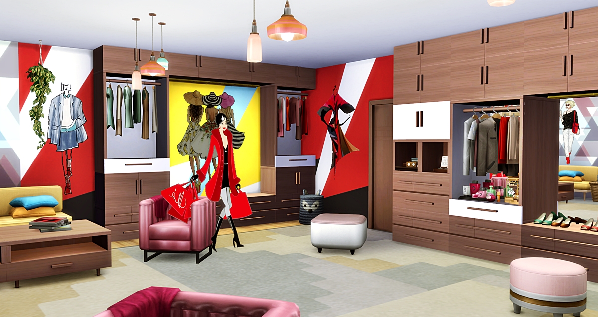 Little Trendy Wardrobe - The Sims 4 Build / Buy - CurseForge