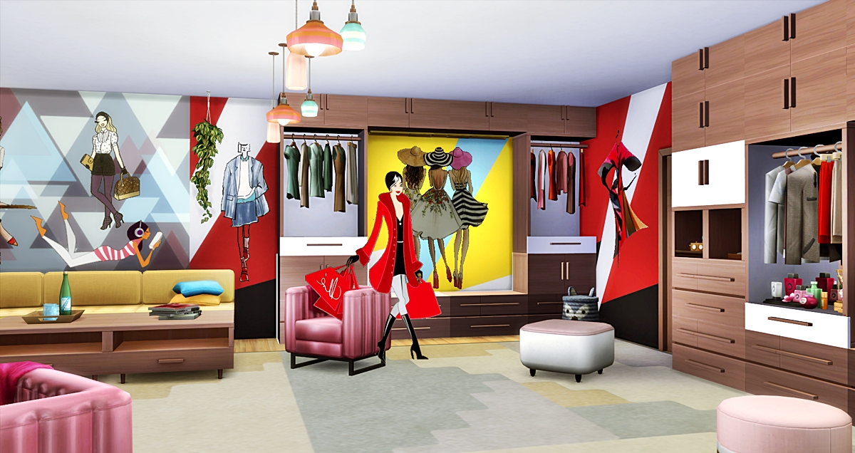 Little Trendy Wardrobe - The Sims 4 Build / Buy - CurseForge