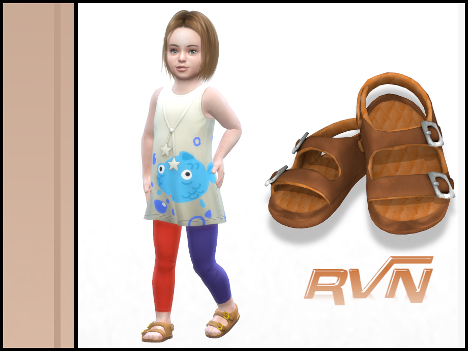 Baby Toddler Summer Sandals - The Sims 4 Create a Sim - CurseForge
