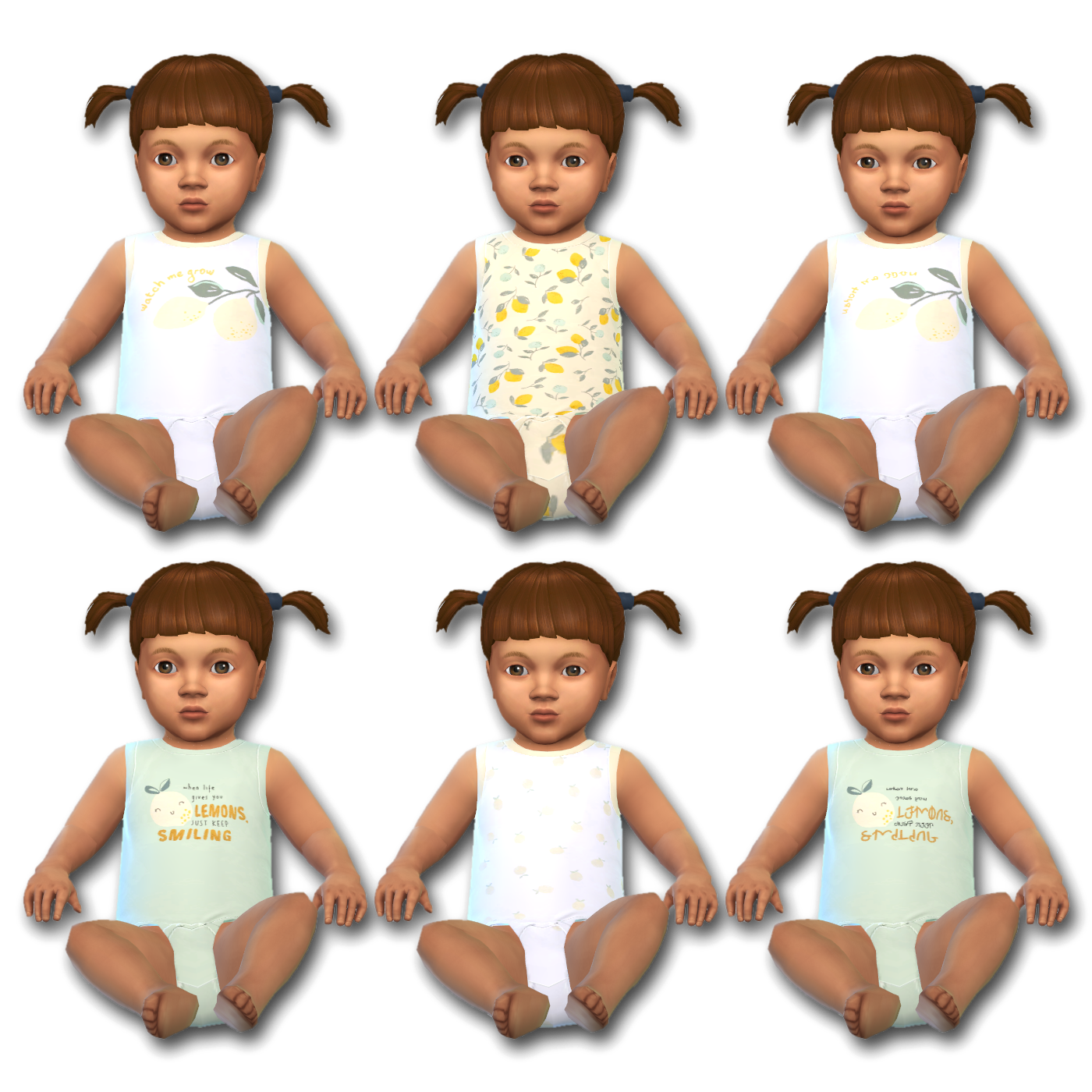 Infant Little Lemon Onesie - The Sims 4 Create a Sim - CurseForge