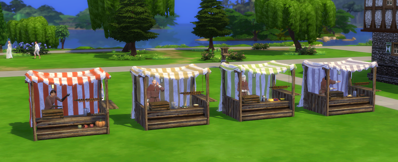 Medieval Seasons seasonal stalls - Non Default version only - The Sims ...
