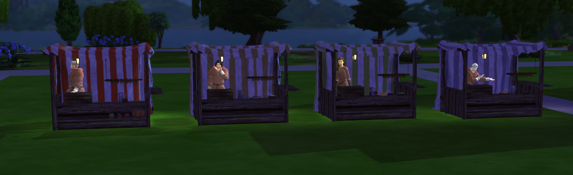 Medieval Seasons seasonal stalls - Non Default version only - The Sims ...