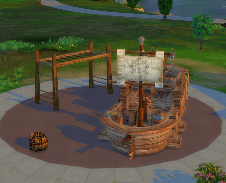 Rustic Monkey Bars - The Sims 4 Build / Buy - CurseForge