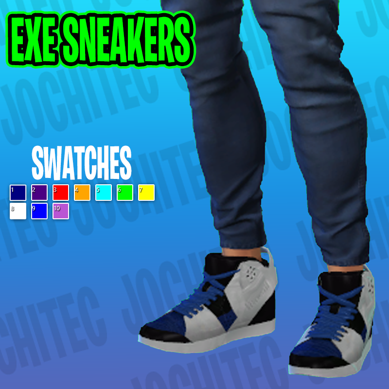 EXE sneakers by Jochi - The Sims 4 Create a Sim - CurseForge