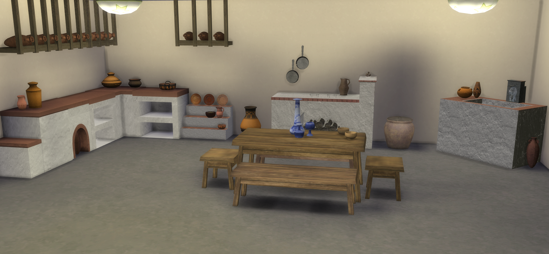 Kitchen Set [Ancient Roman Theme] - The Sims 4 Build / Buy - CurseForge